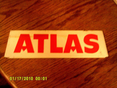 Atlas Tire Metal Sign -- Antique Price Guide Details Page