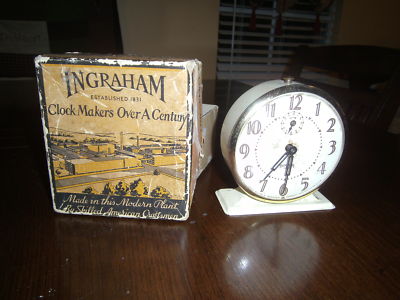 Antique Ingraham Alarm Clock with original box!! -- Antique Price Guide ...