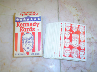 JFK John F. Kennedy Playing card Set -- Antique Price Guide Details Page