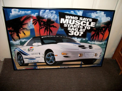 1999 PONTIAC WS6 TRANS AM 30TH ANNIVERSARY POSTER - LOOK! -- Antique ...