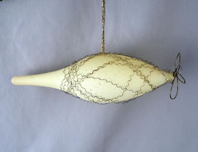 Antique Wire Wrapped Zeppelin Dirigible with Propeller Christmas ...