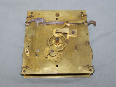 ANTIQUE 2 WEIGHT DRIVEN VIENNA REGULATOR CLOCK MOVEMENT FOR PARTS ...