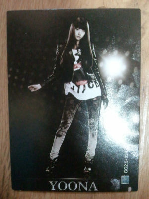 SNSD GIRLS GENERATION STAR CARD S2.5 YOONA MICRO GG2.5-034 -- Antique ...