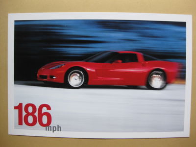 CHEVROLET CORVETTE ADVERTISEMENT AD CARD 2005 C6 NEW -- Antique Price ...