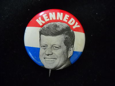 John Kennedy Campaign Button -- Antique Price Guide Details Page