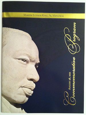 Official 2011 Martin Luther King Jr. Memorial Program - Commemorative ...