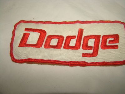Vintage Dodge uniform patch car truck -- Antique Price Guide Details Page