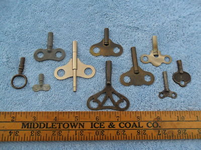 10 ANTIQUE CLOCK KEYS 2 MARKED GERMANY ANTIQUE KEY #2 -- Antique Price ...