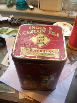 T. EATON.Co. LIMITED TORONTO CANADA INDIA & CEYLON TEA Vintage ...