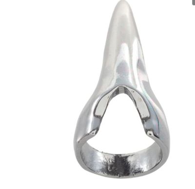 ASOS Knuckle Detail Talon finger tips fake nails spike Ring Antique ...