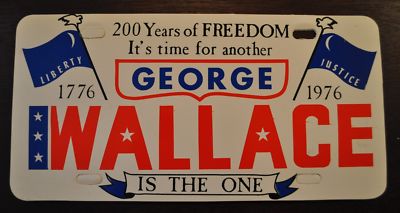 George Wallace License Plate -- Antique Price Guide Details Page