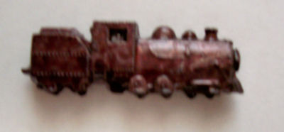 Very Old Cracker Jack Train Engine Slush Cast Metal Minature Toy Train ...