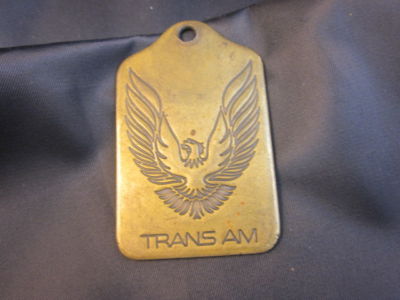 VINTAGE TRANS AM BRASS KEY TAG PONTIAC TRANSAM 1970'S 1980,S -- Antique ...