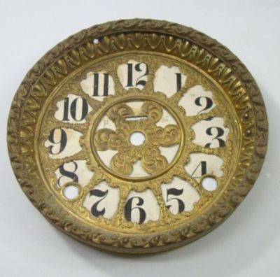ANTIQUE MANTEL CLOCK DIAL PARTS -- Antique Price Guide Details Page