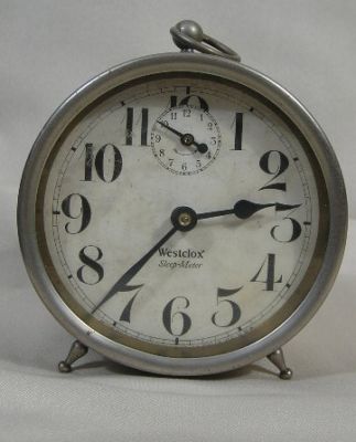 Antique WESTCLOX SLEEP METER Windup Alarm Clock -- Antique Price Guide ...