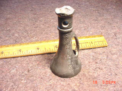 VINTAGE ADVERTISING TRAILER JACK STAND/SIMPLEX JACK STAND/SALESMAN ...