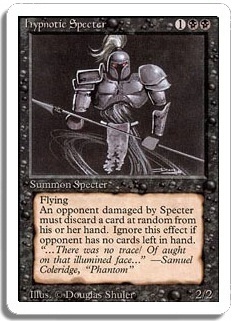 MTG (4x) HYPNOTIC SPECTER REVISED RARE SLIGHT PLAY -- Antique Price ...