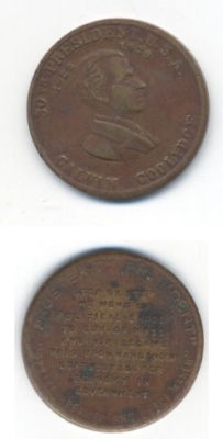 CALVIN COOLIDGE POLITICAL COIN 30th PRESIDENT 1923-1929 -- Antique ...