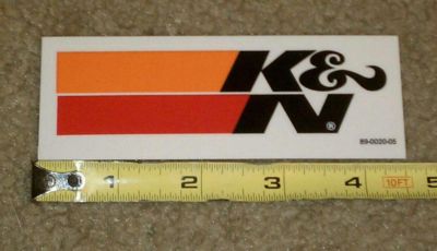 K&N Air filter Hot Rod window sticker decal -- Antique Price Guide ...