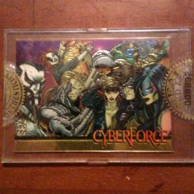 FOUR Wizard cards Cyberforce Ripclaw Dooms IV Cybernary LOT -- Antique ...