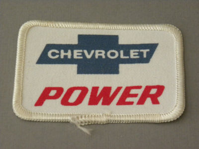 VINTAGE CHEVROLET POWER EMBROIDERED PATCH -- Antique Price Guide ...