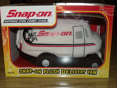 Snap-On Tools Plush Delivery Van battery operated talking Van! NEW ...