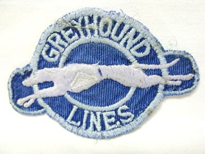 vintage GREYHOUND LINES bus driver UNIFORM PATCH $6.95 free shipping NO ...
