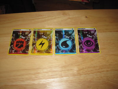 pokemon Lot of 4 shiny energy cards -- Antique Price Guide Details Page