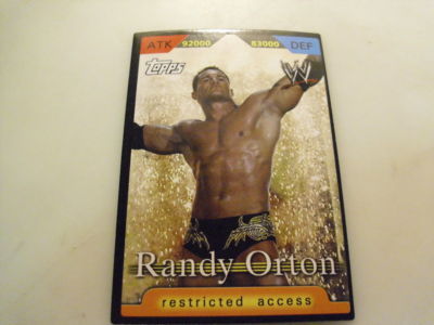 WWE WRESTLING COLLECTIBLE ITEM/CARD/RANDY ORTON/WWF/AWA/RAW/SMACKDOWN ...