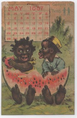 Rare Black Americana-Gemini the Twins-McElree's Wine of Cardui-May 1887 ...