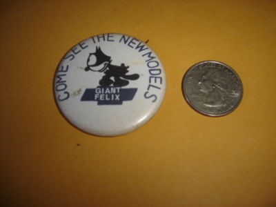 1950/60'S COME SEE THE NEW MODELS GIANT FELIX CHEVROLET OF LA BUTTON ...