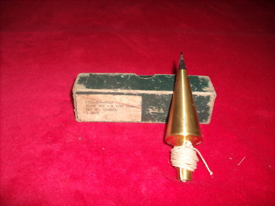 Vintage Antique Collectable Solid Brass K&E Plumb Bob With Original Box ...