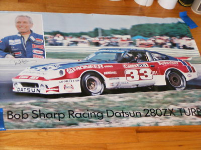 Bob Sharp Racing Datsun 280 ZX Turbo #33 Paul P.L. Newman POSTER 1979 ...