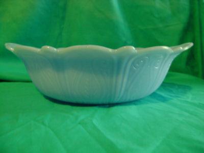 McK Blue Milk Glass Bowl- Vintage -- Antique Price Guide Details Page