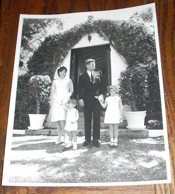 Original B/W 8x10 JFK Family Easter 1963 Photo -- Antique Price Guide ...
