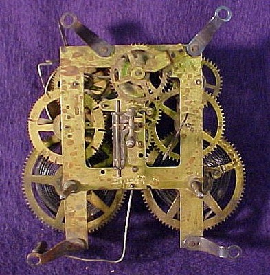 Antique Ingraham Wind-Up Clock Movement -- Antique Price Guide Details Page