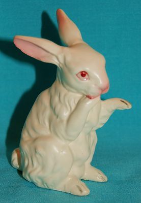 Vintage Norcrest Japan Porcelain Ceramic Art Pottery Darling Rabbit ...