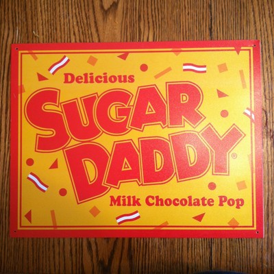 metal sugar daddy sign 12.5" x 16" -- Antique Price Guide Details Page