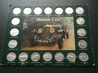 Shell Petrol 'Historic Cars' Coin Collection - Full Set in Collector ...