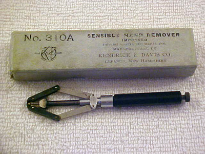 COLLECTIBLE ANTIQUE VINTAGE K & D HAND REMOVER CLOCK WATCH REPAIR TOOLS ...