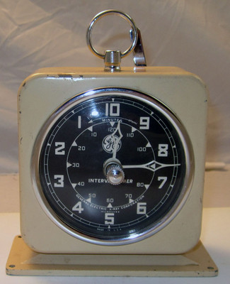 Antique Vintage General Electric X-Ray Medical Interval Timer Wind Desk ...