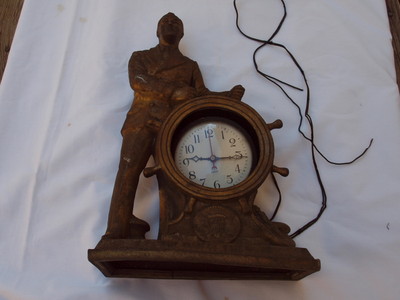 Antique 1933 FDR "Man of the Hour" Mantle Clock - Franklin D Roosevelt ...