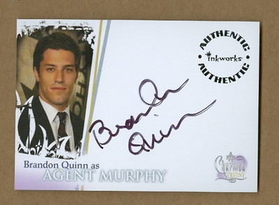 CHARMED DESTINY AUTOGRAPH CARD A10 BRANDON QUINN AGENT MURPHY ...