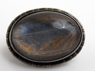 ANTIQUE ART DECO STERLING SILVER UNSIGNED TLM? BUTTERFLY WING BROOCH ...