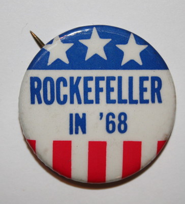 1968 Nelson Rockefeller President Hopeful Campaign Button Political ...