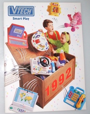 VTECH 1992 TOY FAIR Dealer Catalog Electronic Learning Toys -- Antique ...