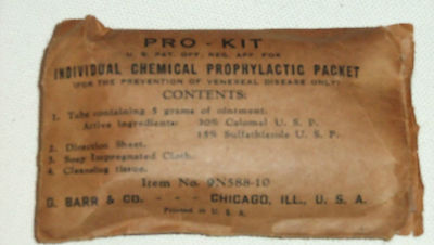 Vintage Military Issued PRO-KIT, One Individual Chemical Prophylactic ...