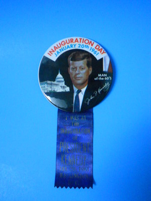 President John F. Kennedy 1961 Presidential Inauguration Day Ribbon And ...