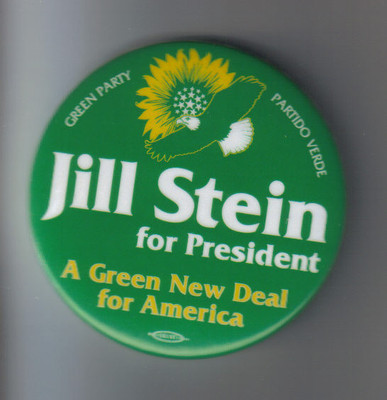 Official Jill Stein 2012 Button Green Party -- Antique Price Guide ...