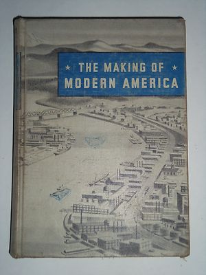 The Making Of Modern America (1952, Hardcover) Vintage School History ...